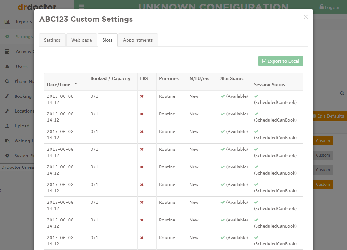 Viewing booked appointments and slots on a clinic code – How can we help?